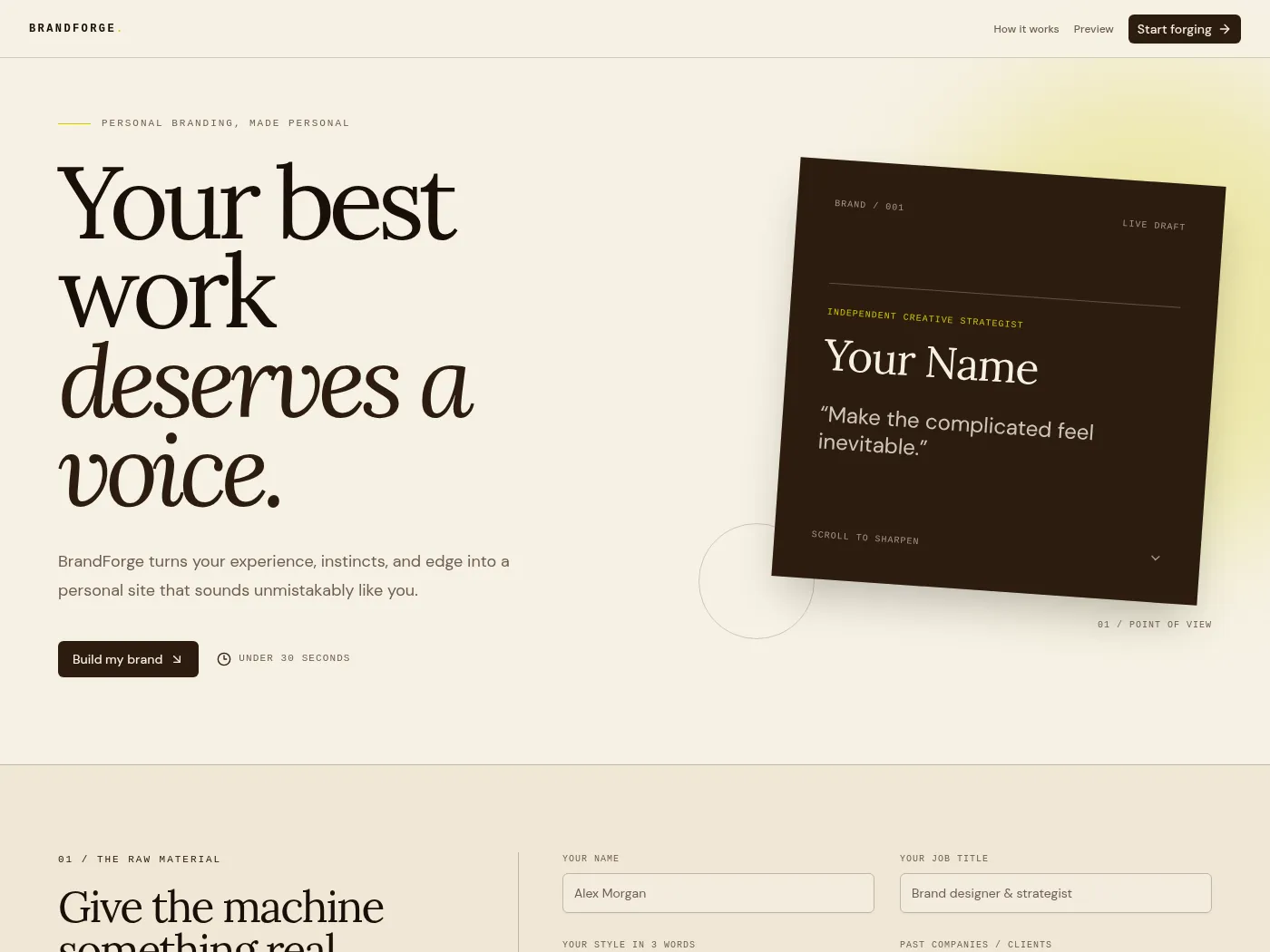 BrandForge Generator