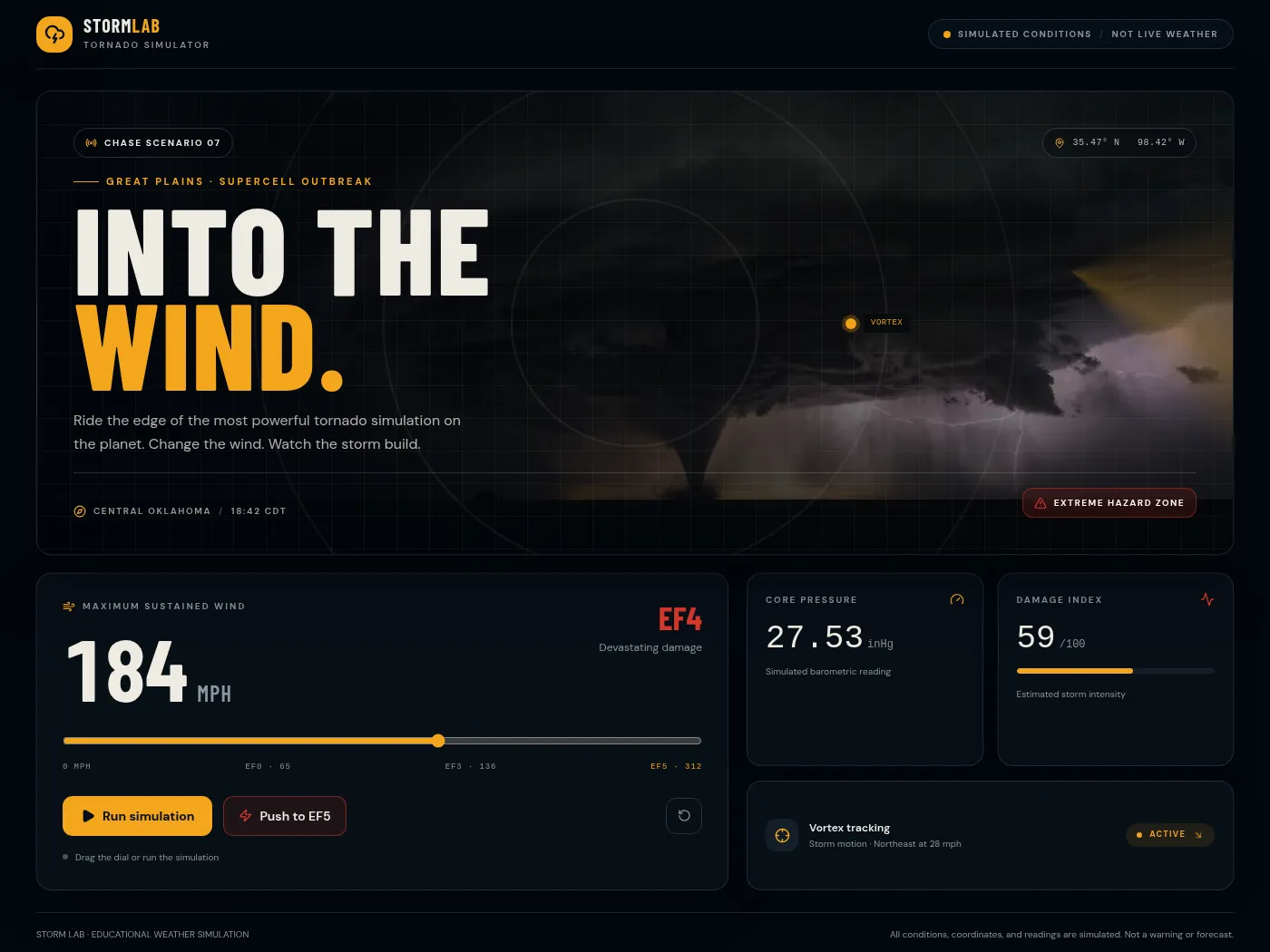 EF5 Storm Simulator