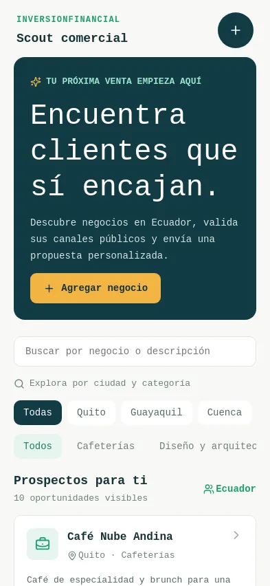 InversionFinancial Scout