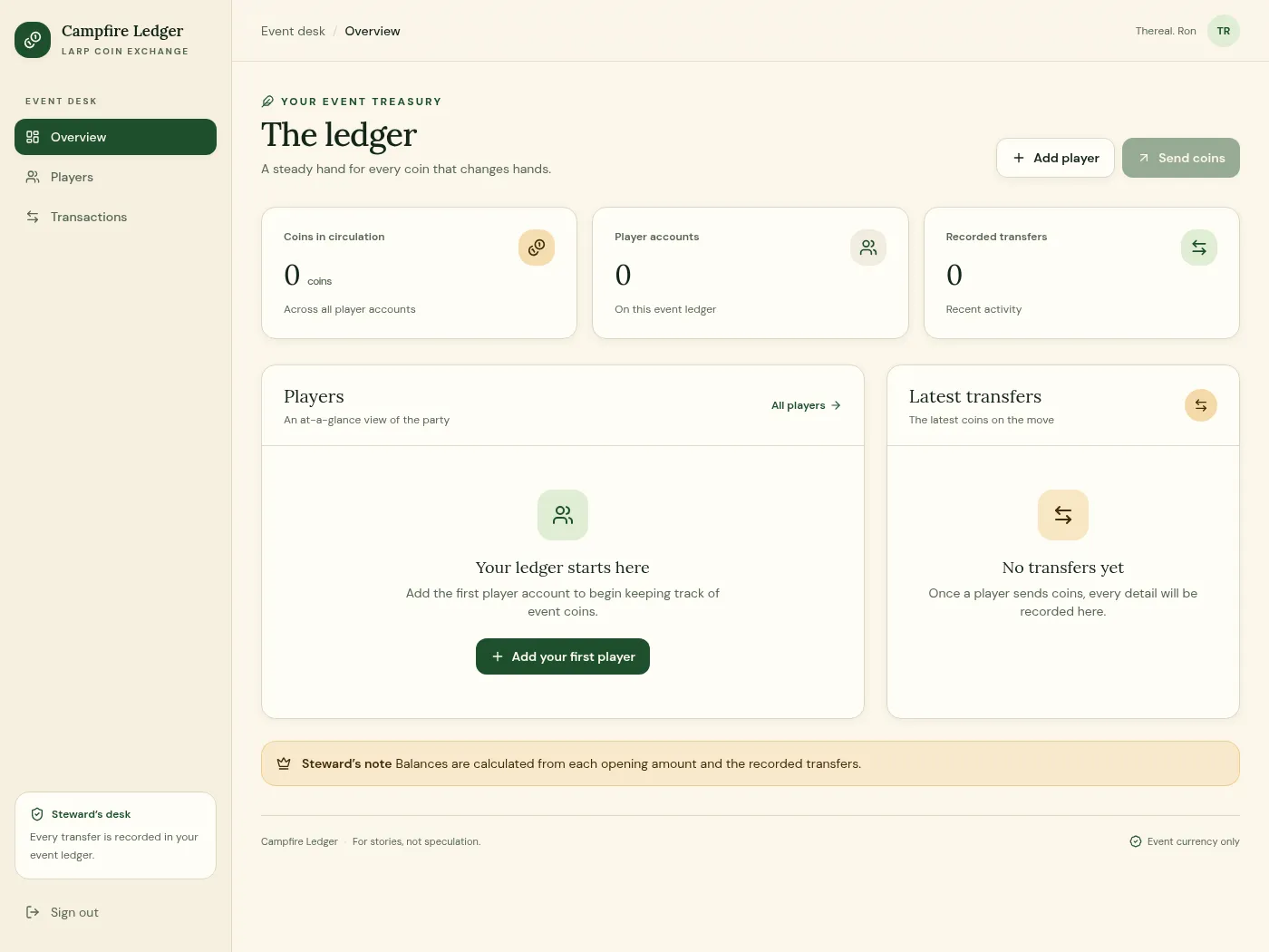 LARP Coin Exchange