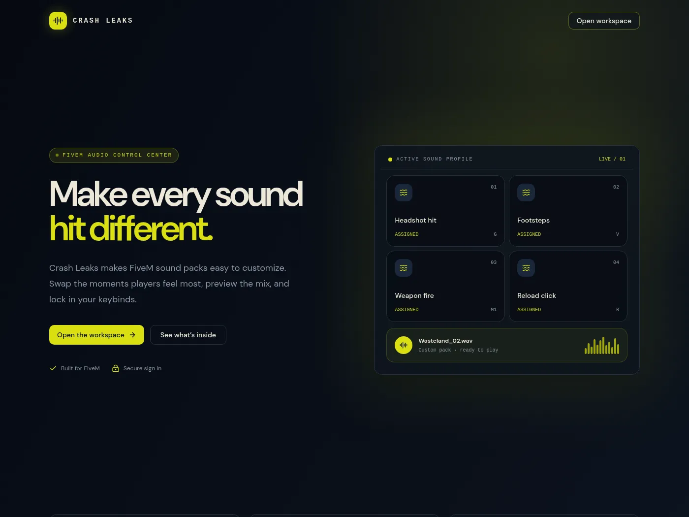 Crash Leaks Soundpack Tool