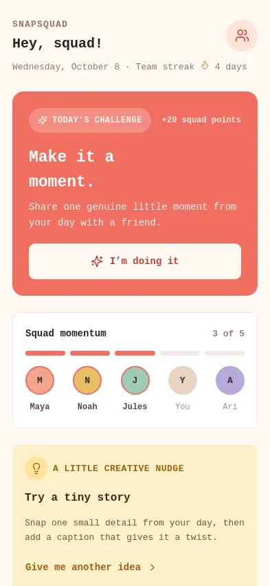 SnapScore Boost Squad