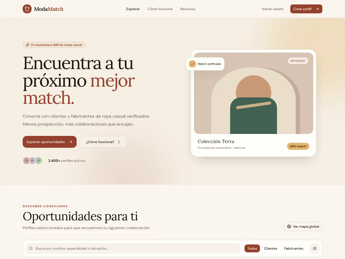 ModaMatch B2B Finder