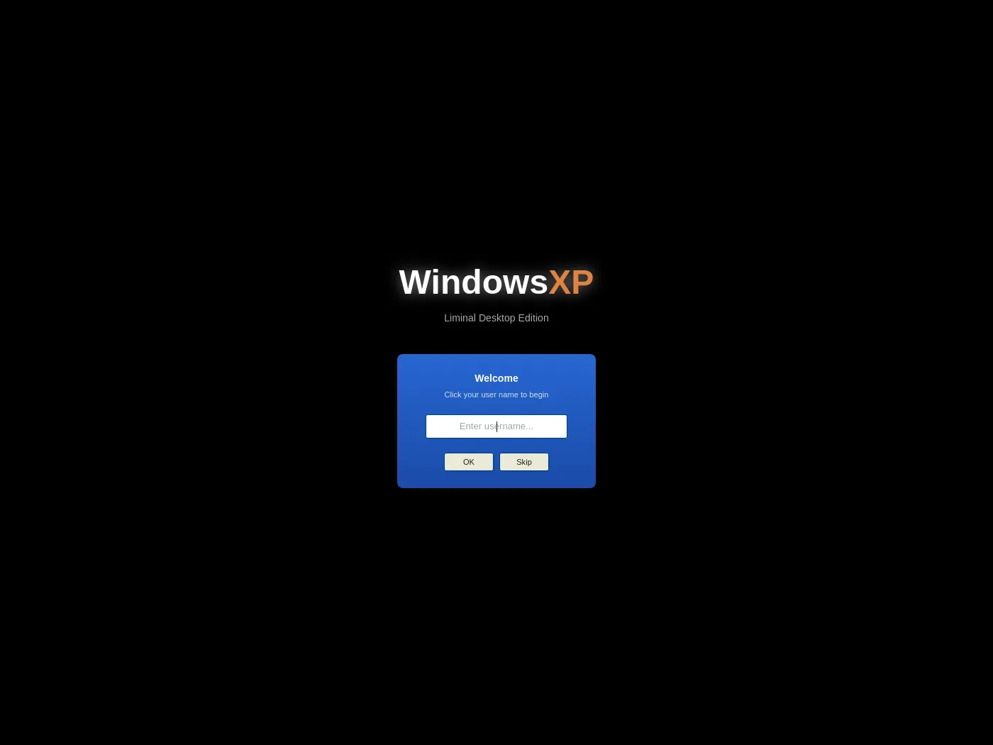 XP Liminal Desktop