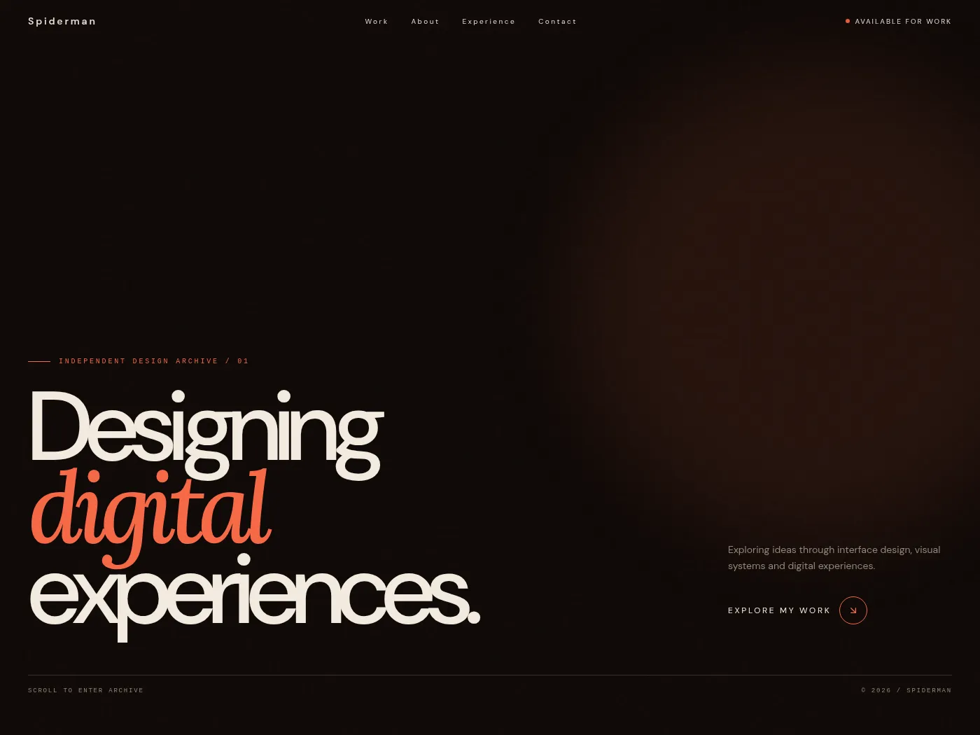 Cinematic Design Portfolio