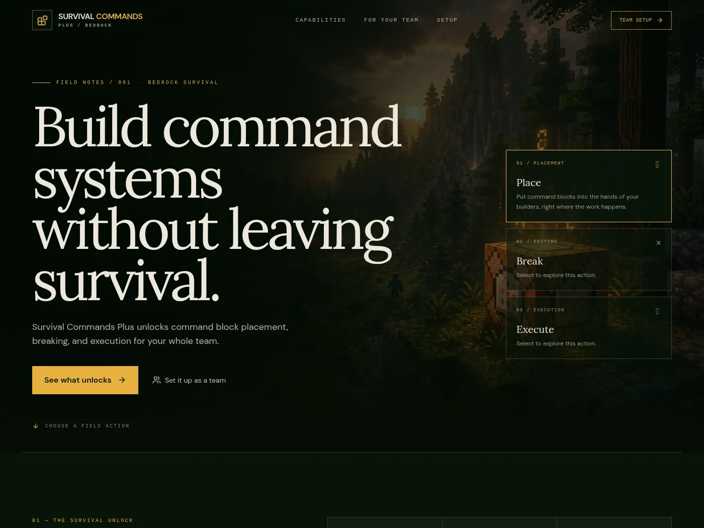 Survival Commands Plus