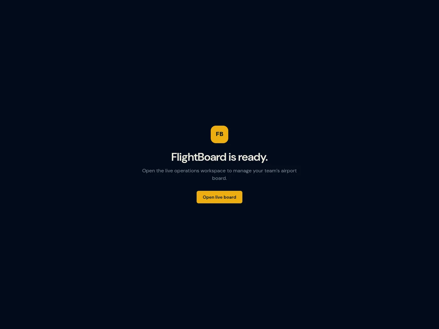 FlightBoard Editor