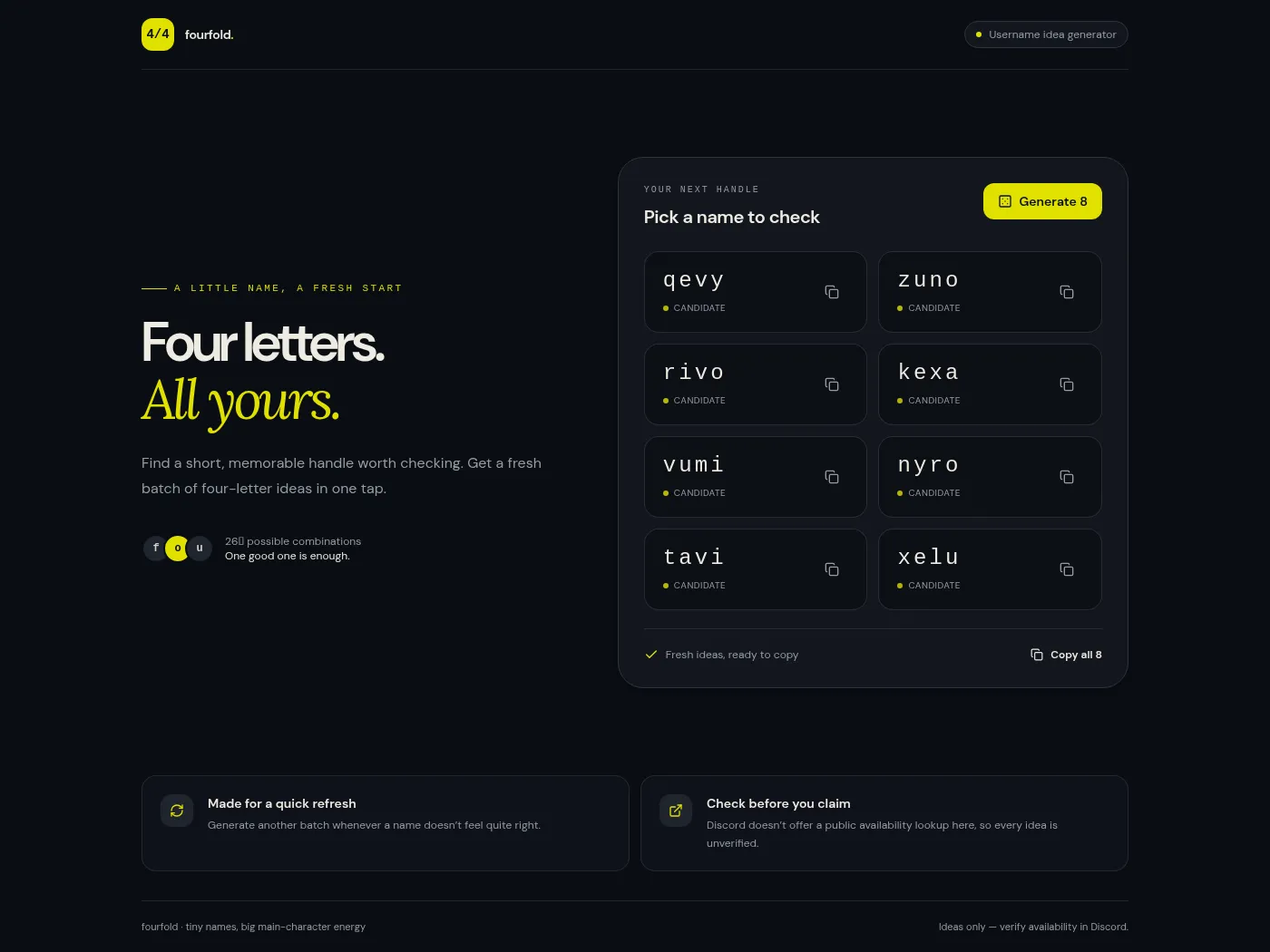 Discord Name Finder