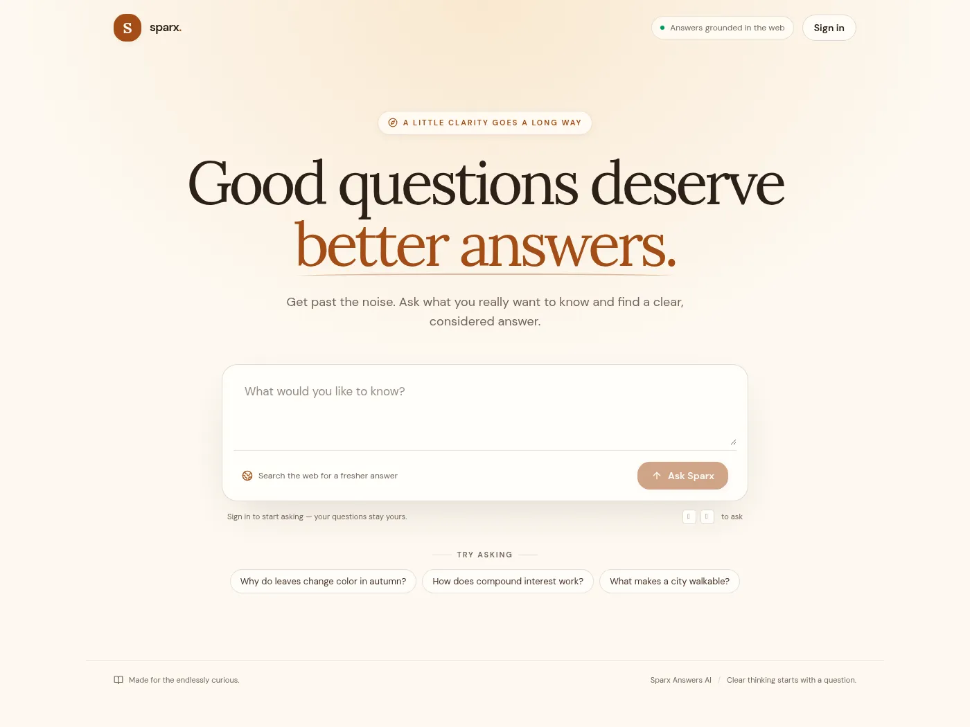 Sparx Answers AI