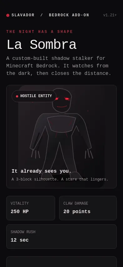 La Sombra Horror Addon