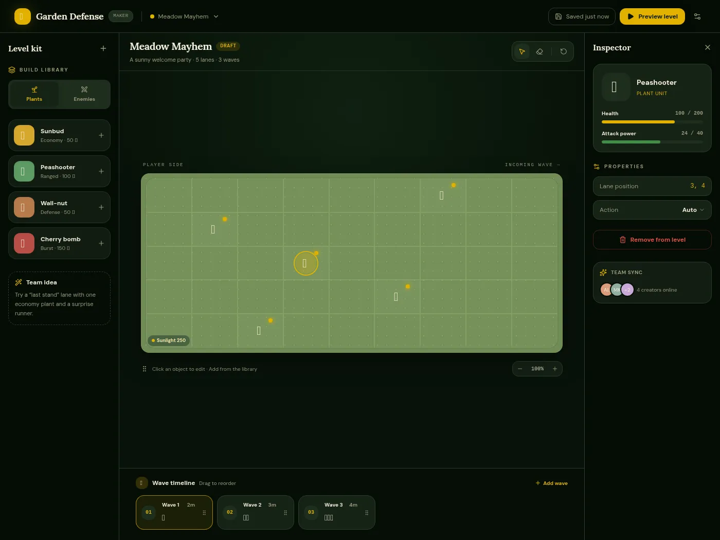 Garden Defense Maker