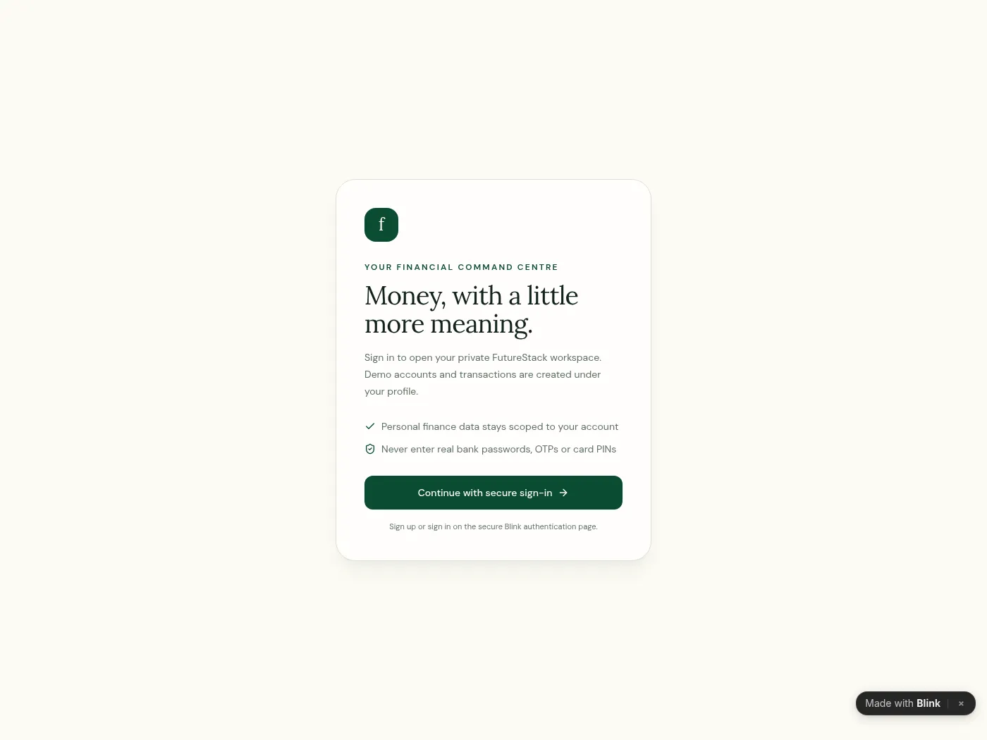 FutureStack AI Fintech Suite