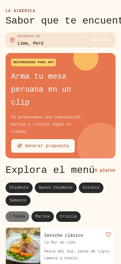 La Hibérica Delivery