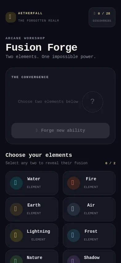 Elemental RPG Fusion