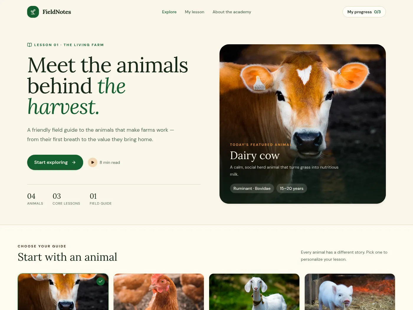 Farm Animal Academy
