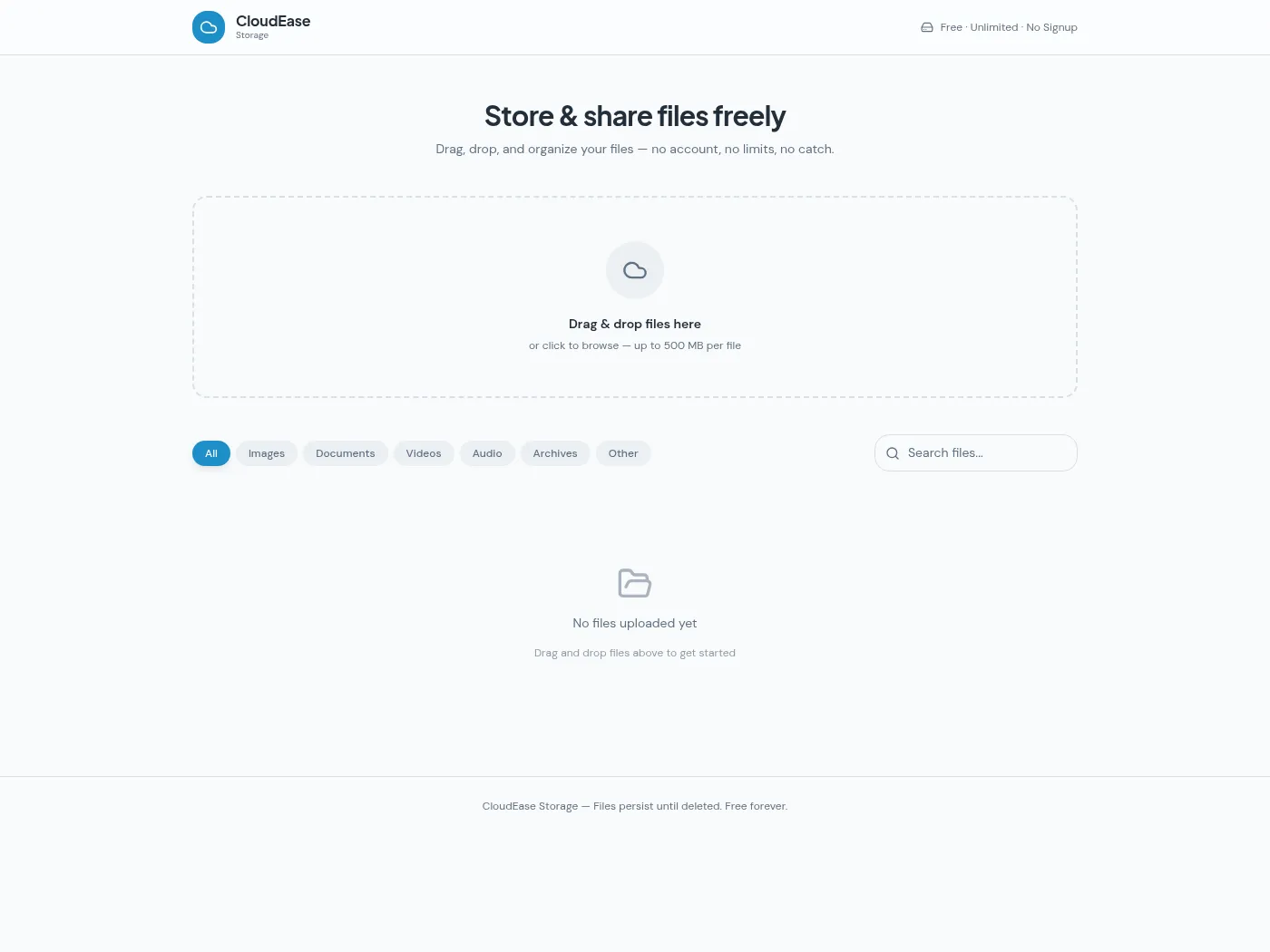 CloudEase Storage