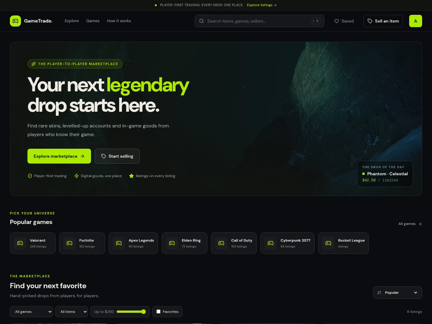 GameTrade Hub