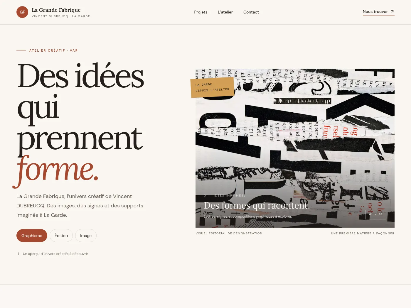 La Grande Fabrique Site