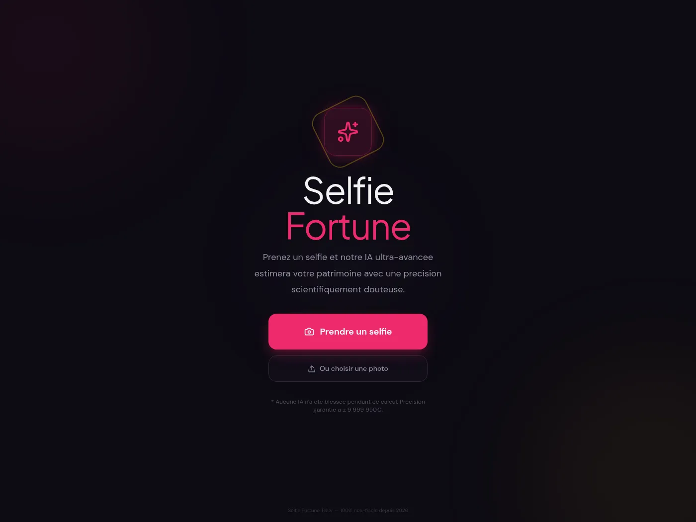 Selfie Fortune Teller