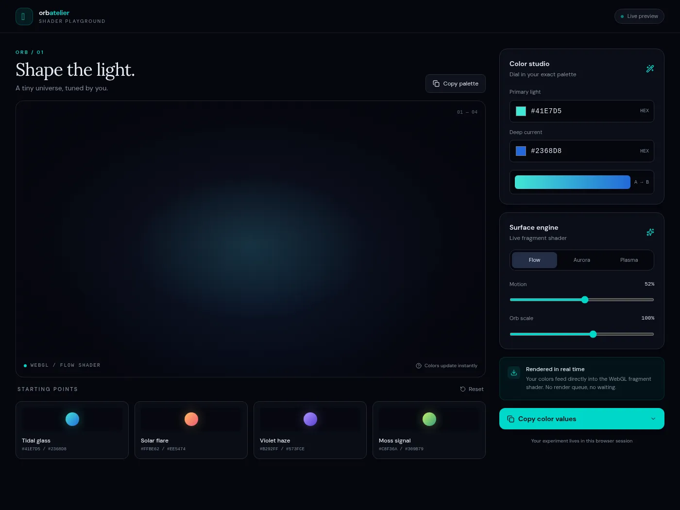 Orb Fabric Customizer