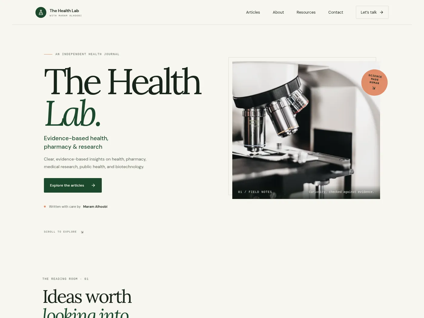The Health Lab Blog