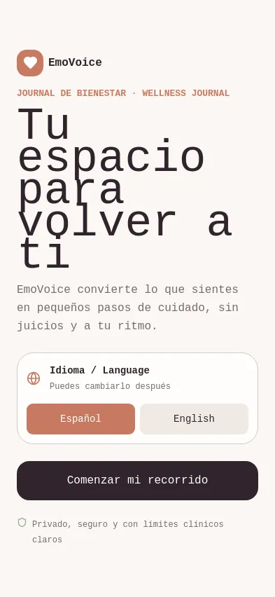 EmoVoice Journal App
