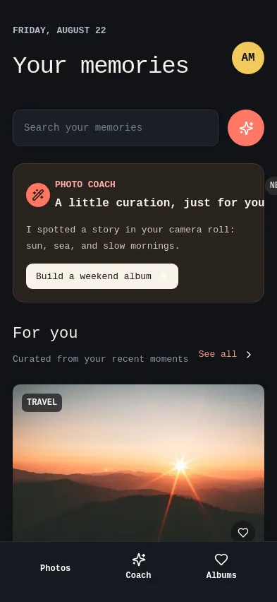 Moderne Photo Coach AI
