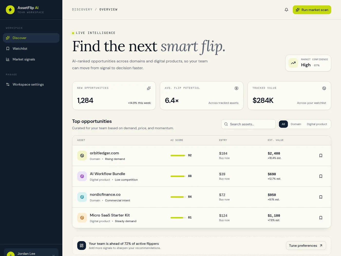 AssetFlip AI