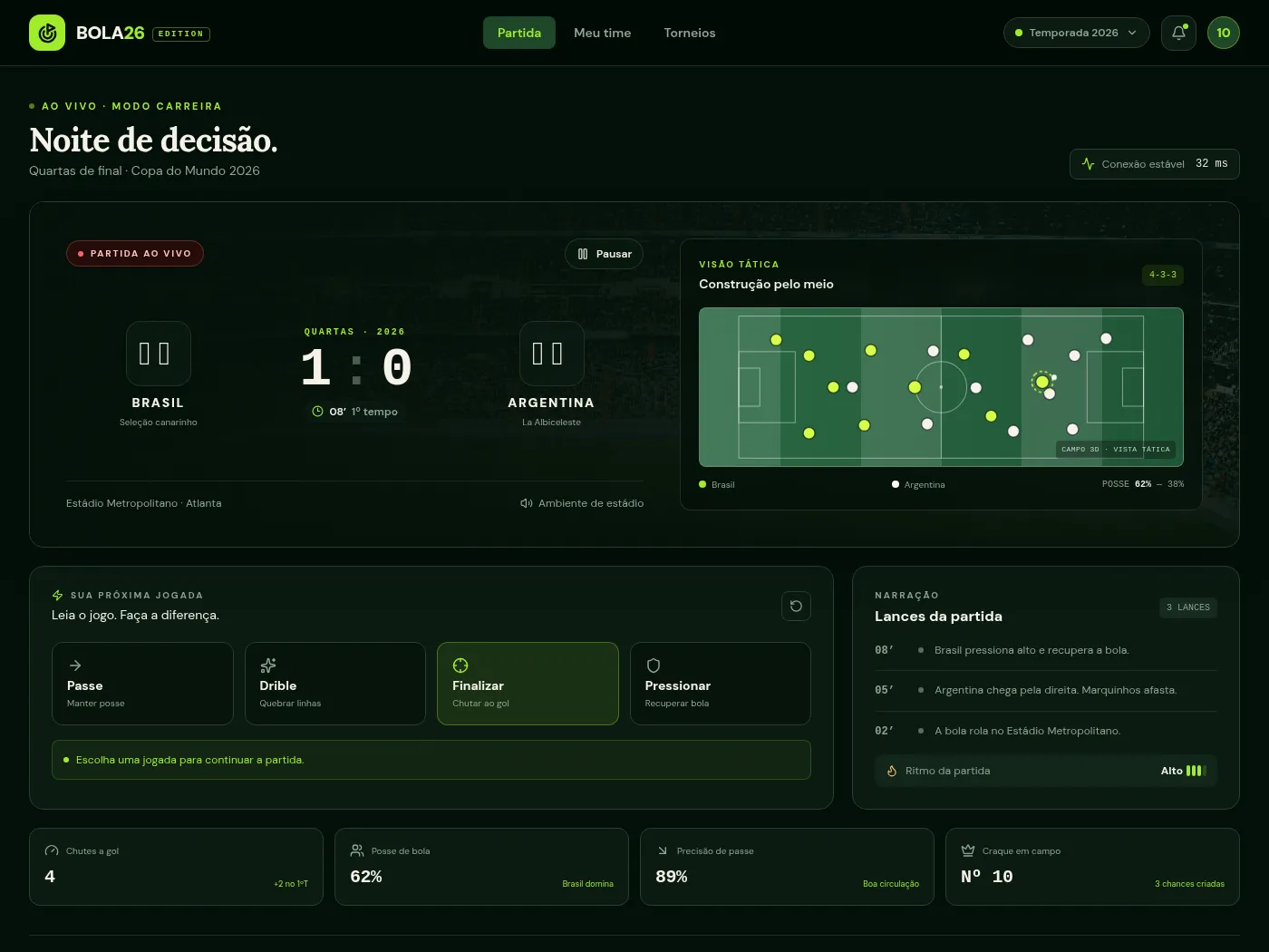 Futebol 2026 Game App