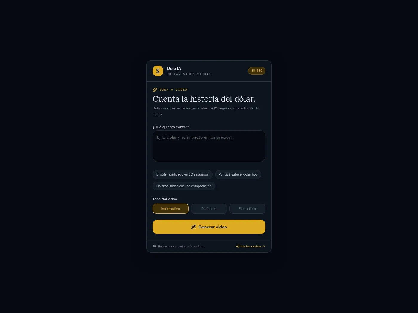 Dollar Video Maker