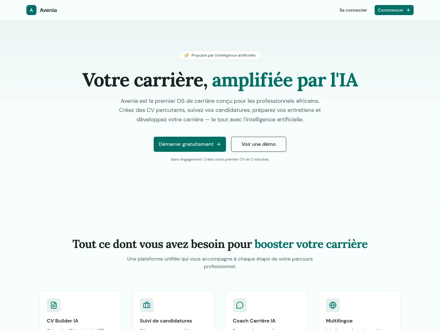 Avenia AI Career OS