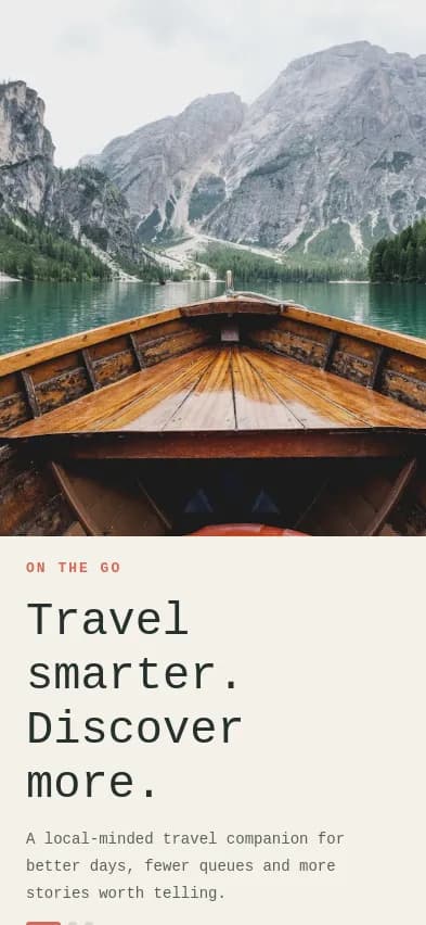 ON THE GO Travel App