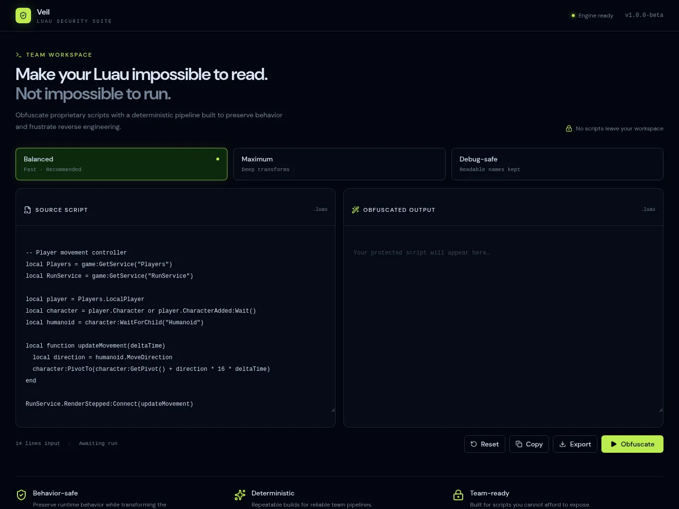 Luau AI Obfuscator