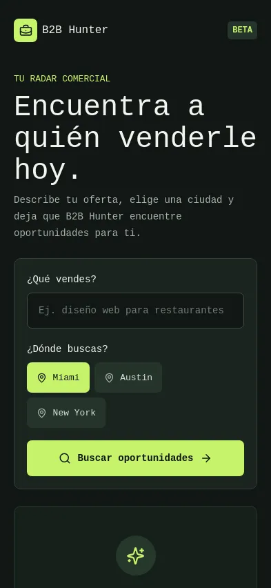 B2B Hunter App
