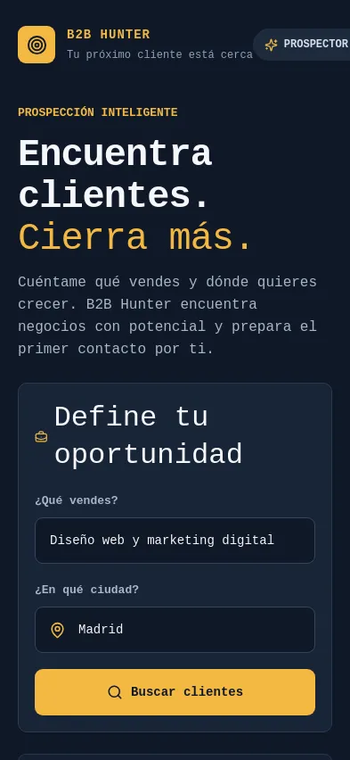 B2B Hunter App
