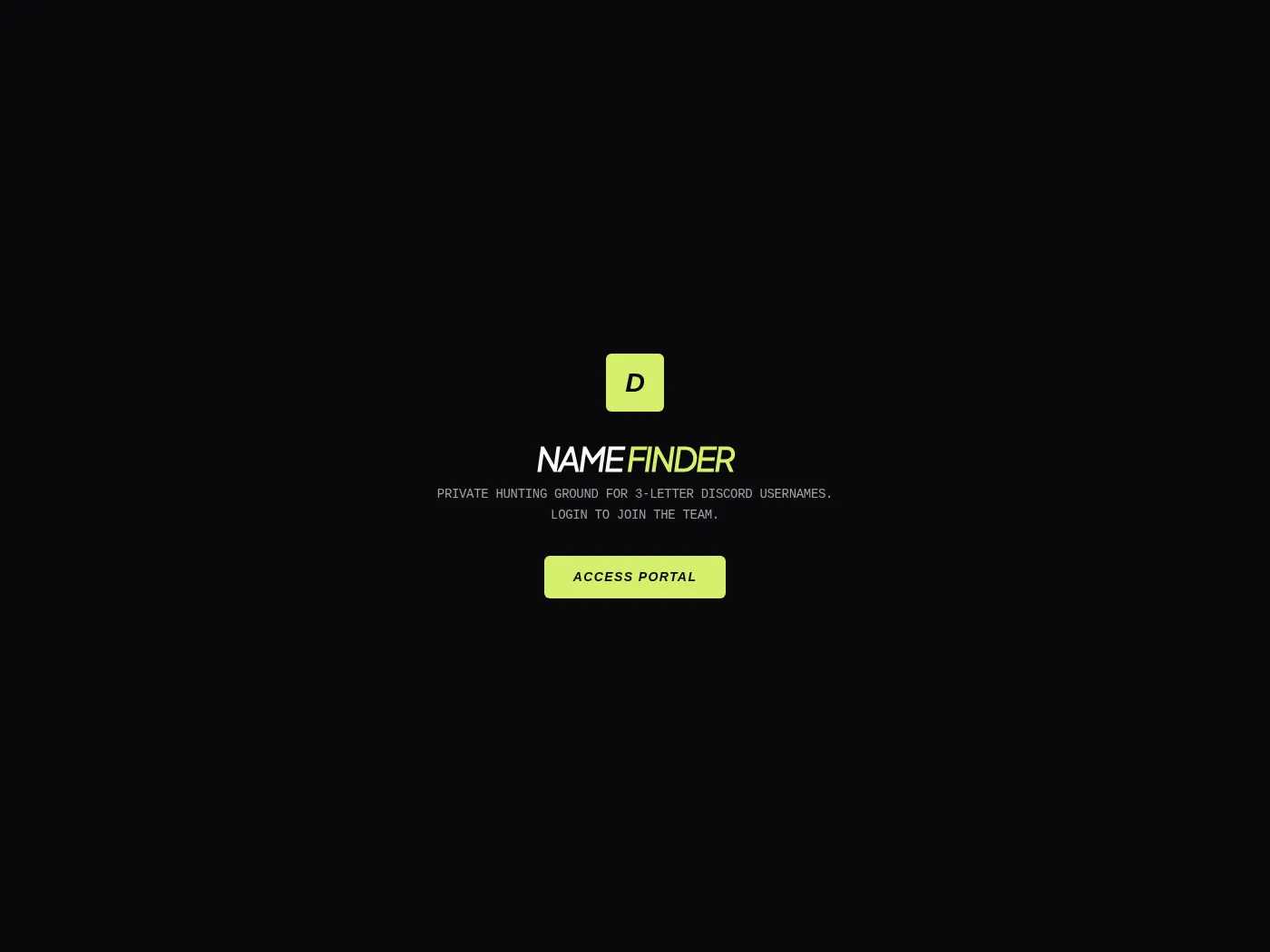 Discord Name Finder