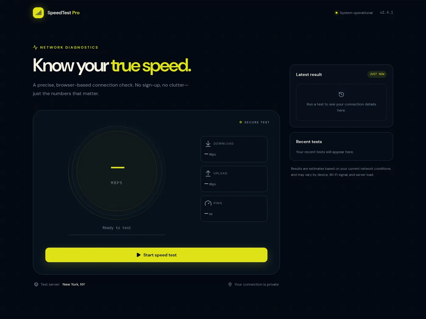 SpeedTest Pro