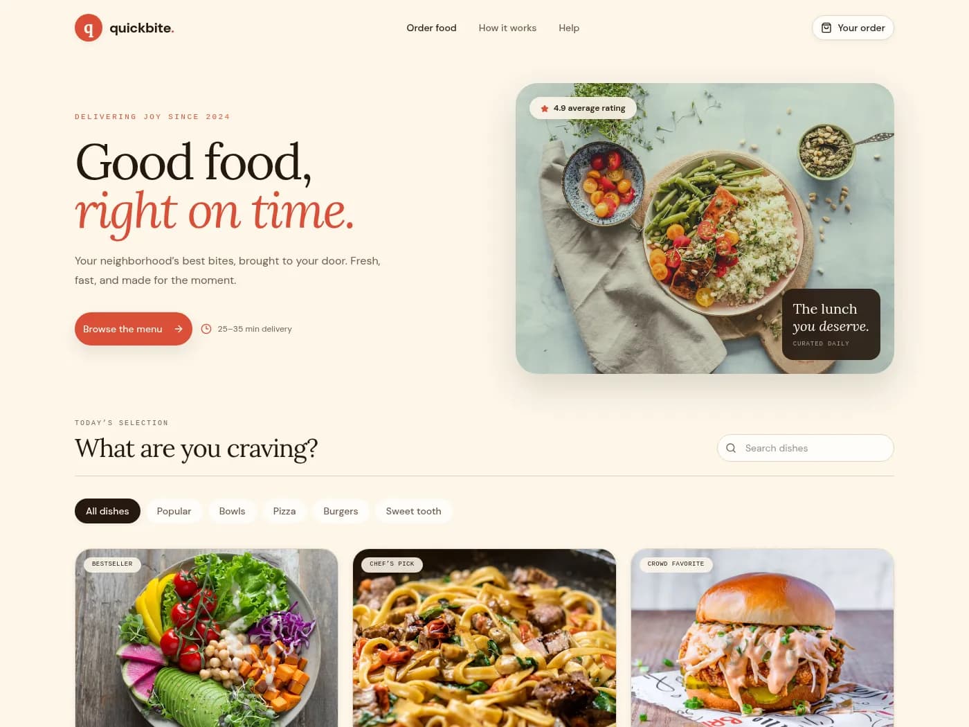 QuickBite Ordering