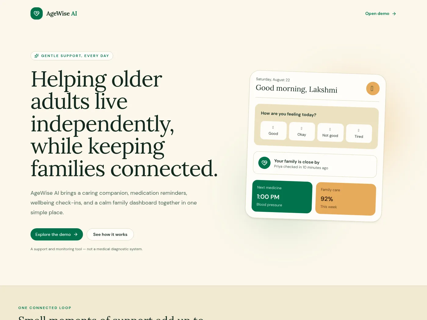 Agewise AI MVP