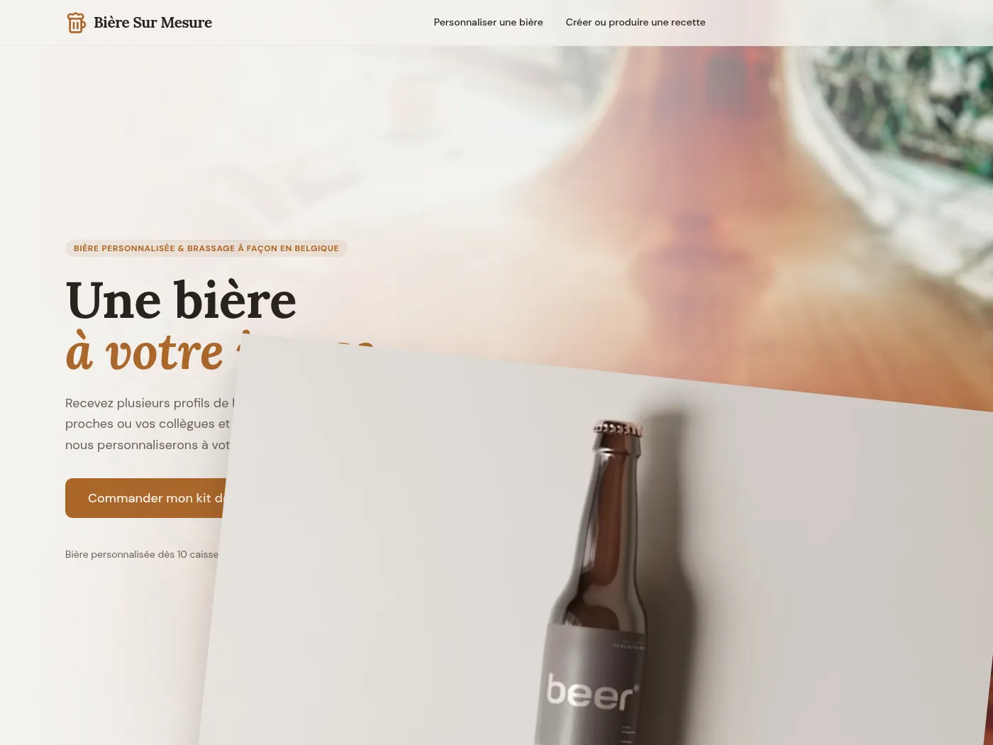 Bière Sur Mesure