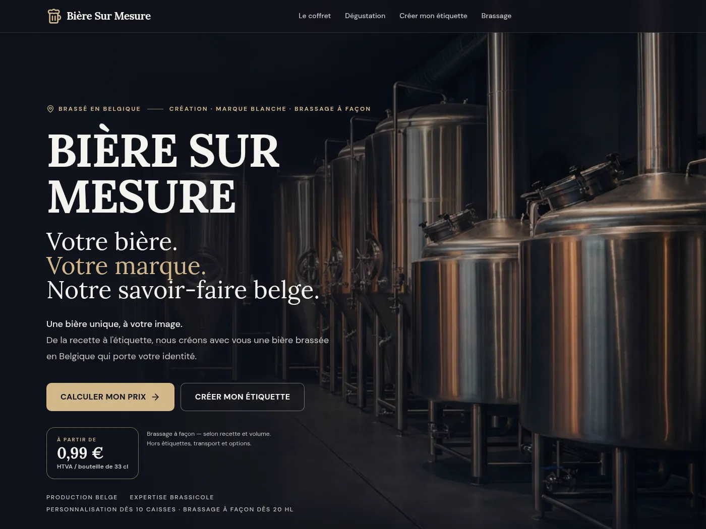 Bière Sur Mesure