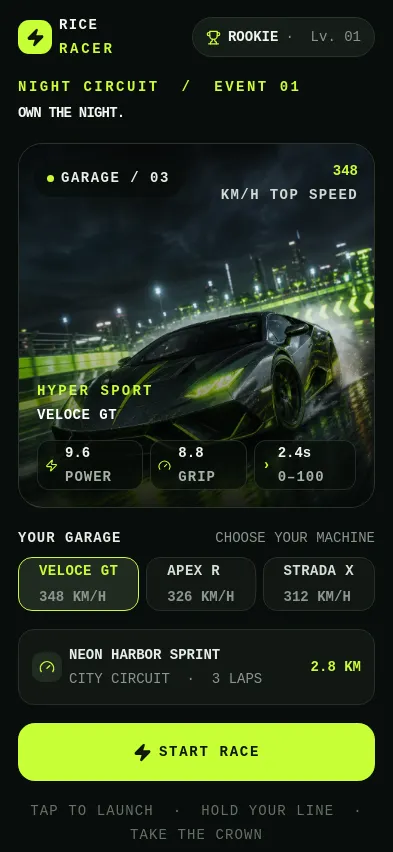 Rice Racer