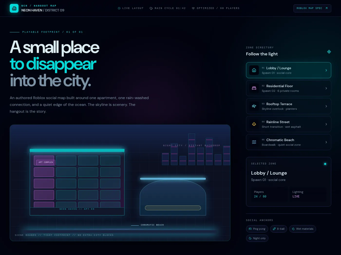 Night City Hangout Map