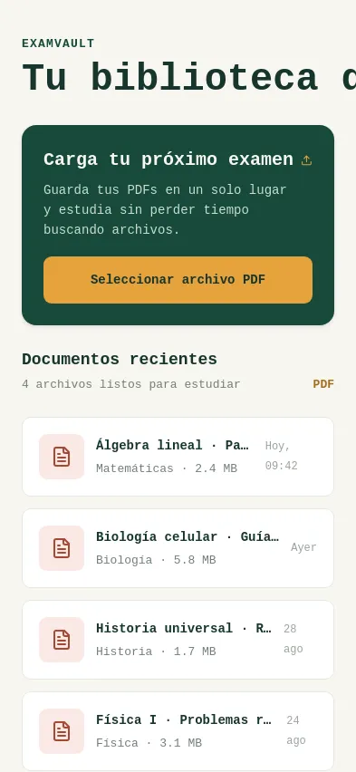 Exam PDF Uploader