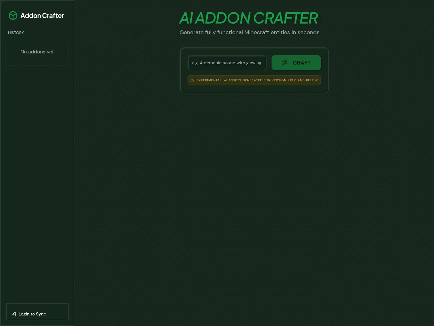 AI Addon Crafter