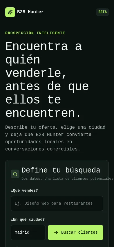 B2B Hunter App