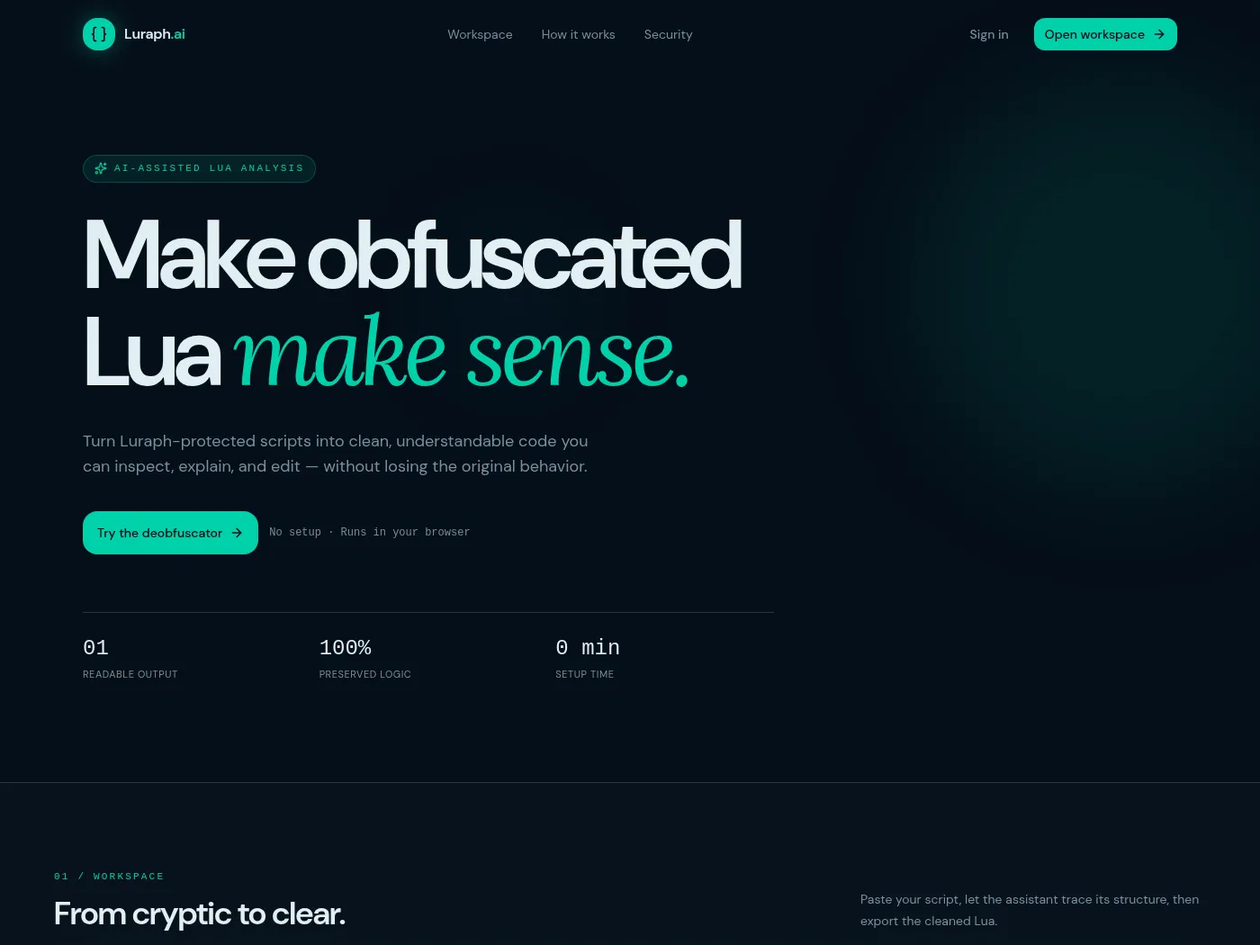 Luraph Deobfuscator AI