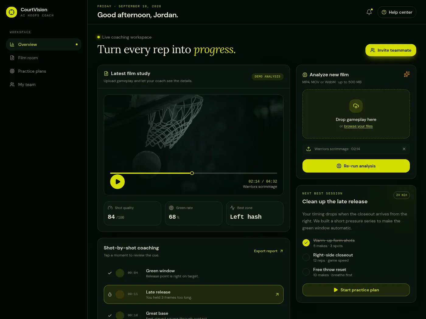 AI Hoops Coach