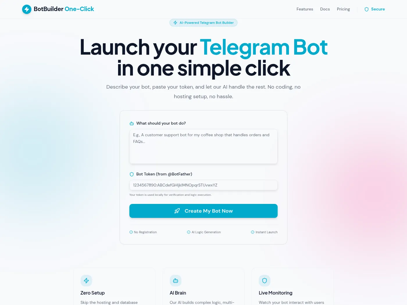 BotBuilder One-Click