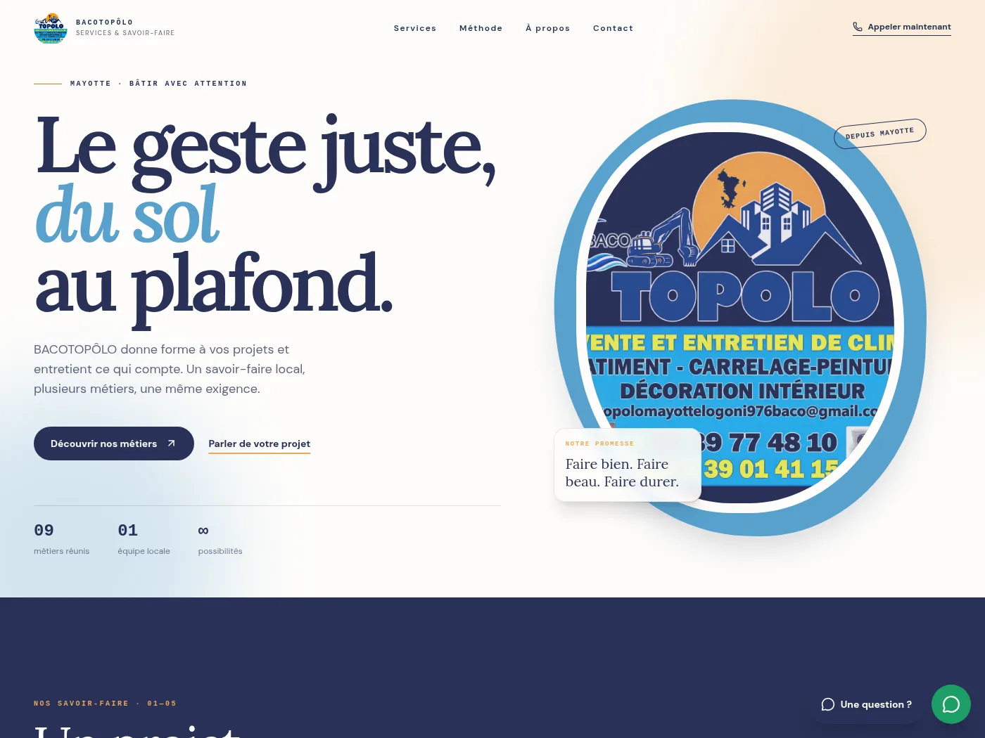 BatiPro Portfolio Site